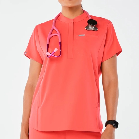 Figs | Tops | Figs Womens Fireside Scrub Top | Poshmark